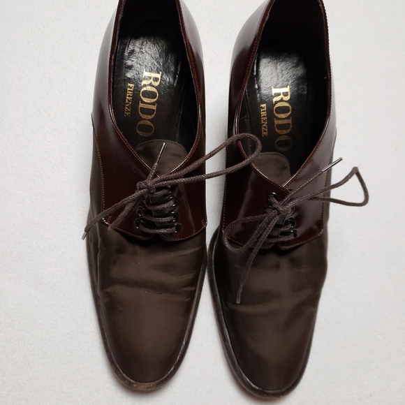 Rodo | Shoes | Rodo Lace Up Block Heels Made In Italy | Poshmark